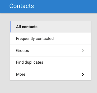 Exporting Contacts from Google – CARET Legal