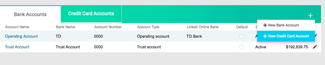How can I set up my Credit Card Accounts within CARET Legal? – CARET Legal