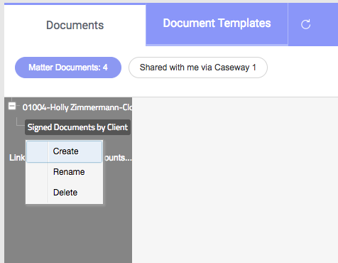 How do I Add Folders for My Documents? – CARET Legal