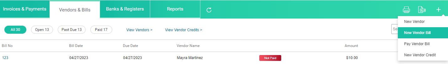 How do I create Vendor Bills? – CARET Legal