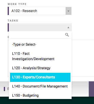 How do I create Time Entries with ABA Codes? – CARET Legal