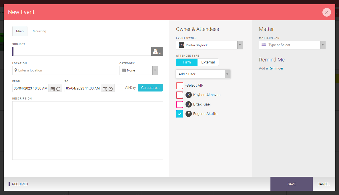 What is the difference between a Task and an Event? – CARET Legal
