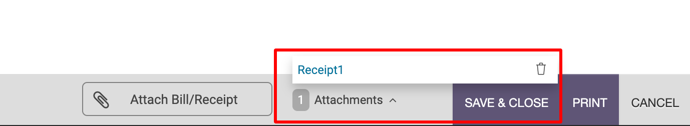 How do I attach Receipts to Expenses? – CARET Legal