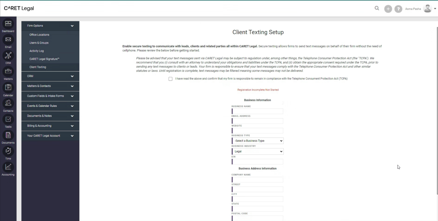 Client Texting Registration FAQs – CARET Legal Client Texting Registration FAQs – CARET Legal