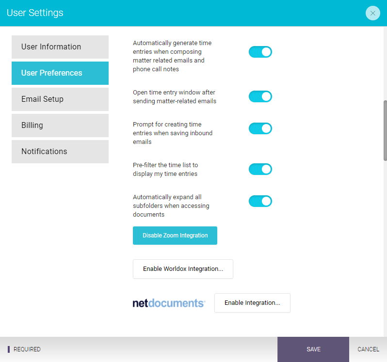 What is the difference between My Settings and Firm Settings? – CARET Legal
