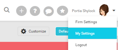 What is the difference between My Settings and Firm Settings? – CARET Legal
