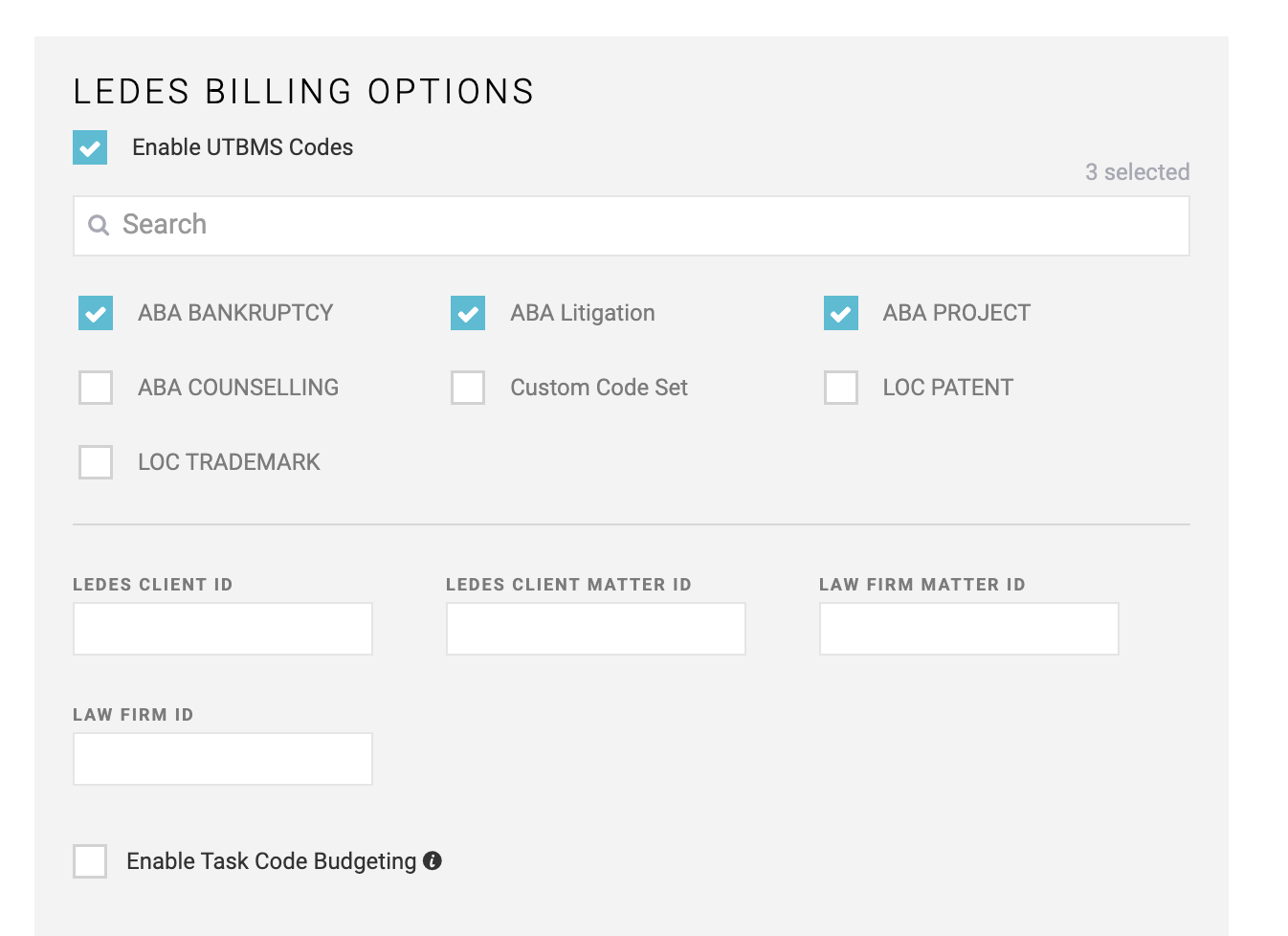 How do I Set Up a LEDES Billing Matter? – CARET Legal